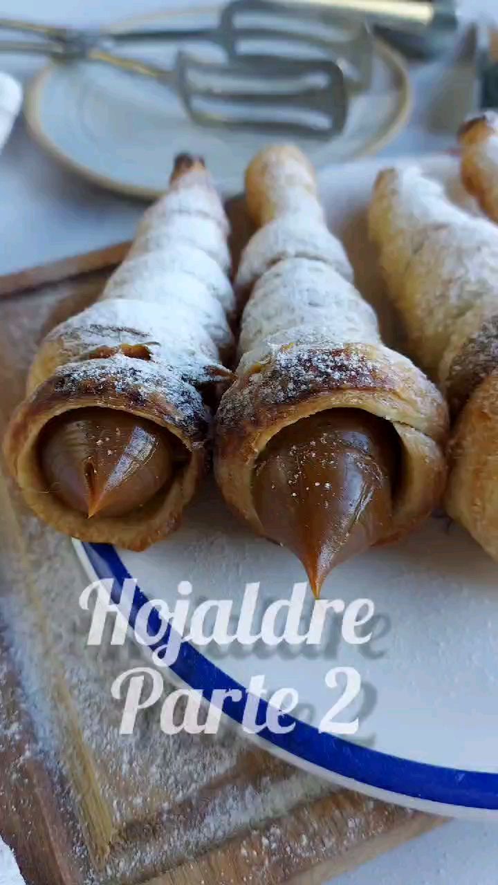 Receta de Cañoncitos de dulce de leche